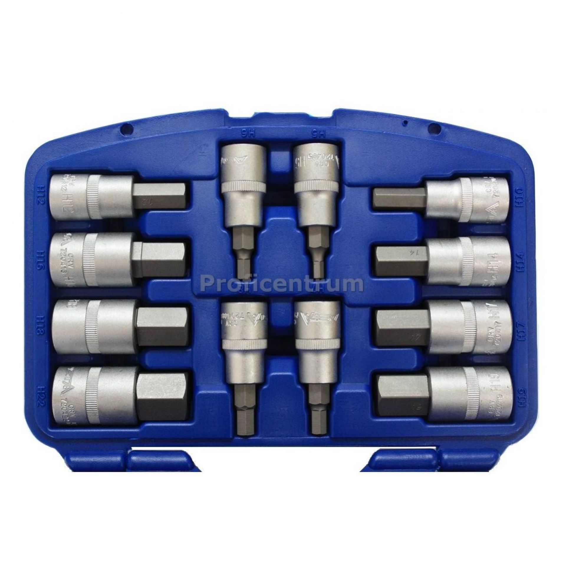 Inbusschlüssel Satz 1/2'' 12-tlg Imbus HEX H5-H22 Steckschlüssel Nuss ...