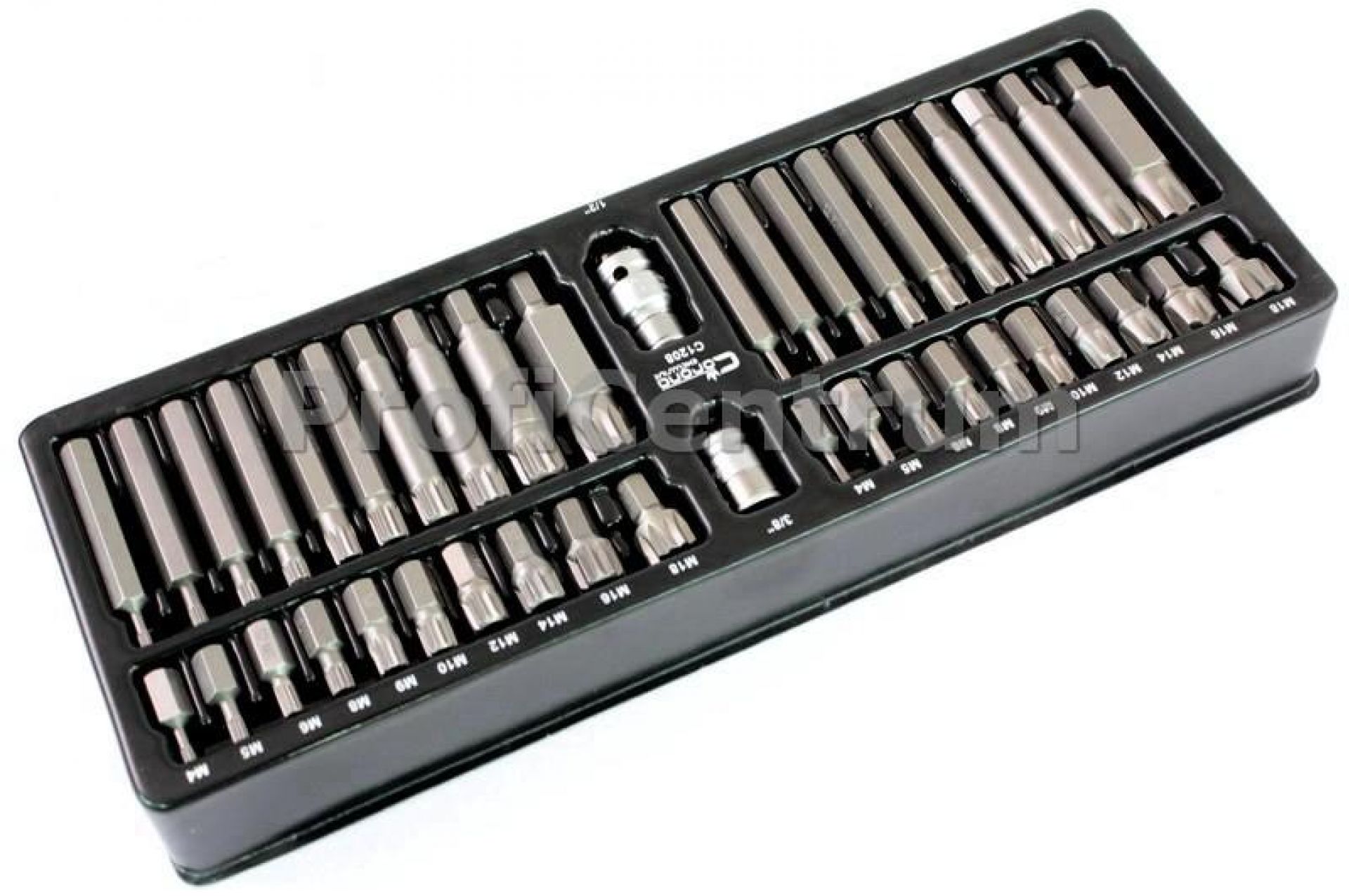 Imbus Bit SPLINE RIBE Satz M4-M18 46-tlg Nüsse Steckschlüssel Satz Box ...